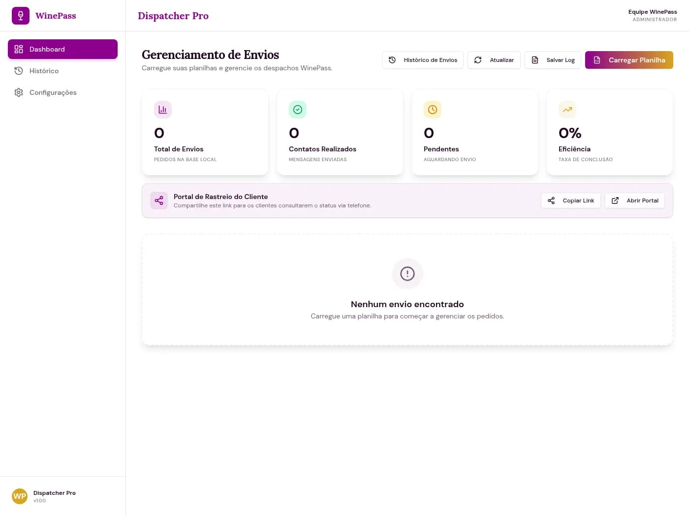 WinePass Dispatcher Pro