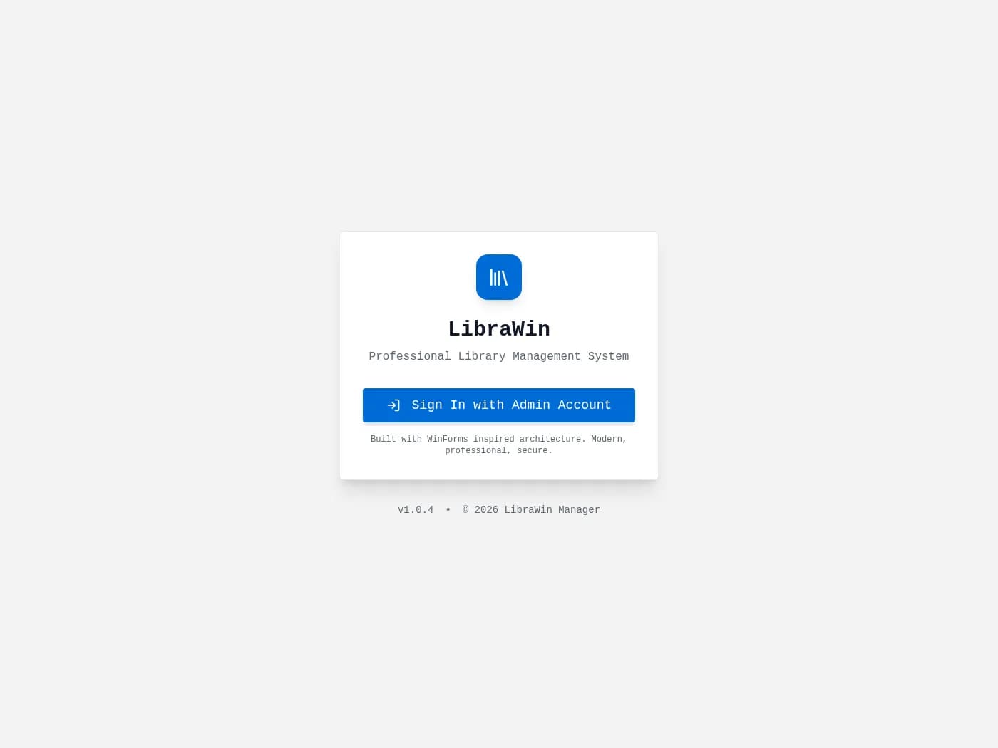 LibraWin Manager