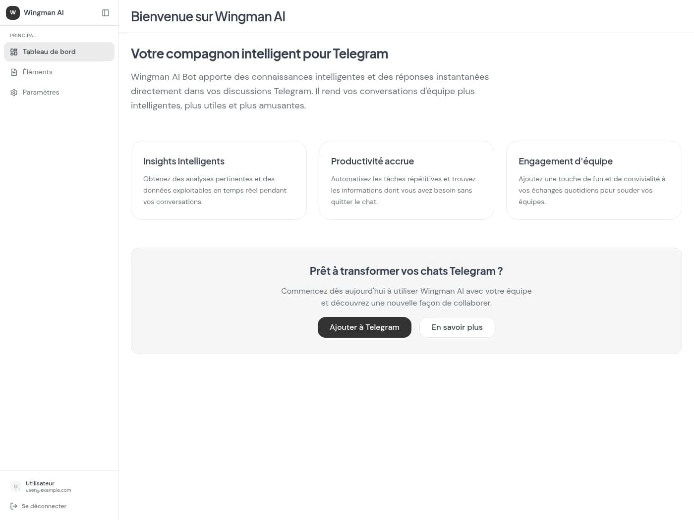 Wingman AI Bot