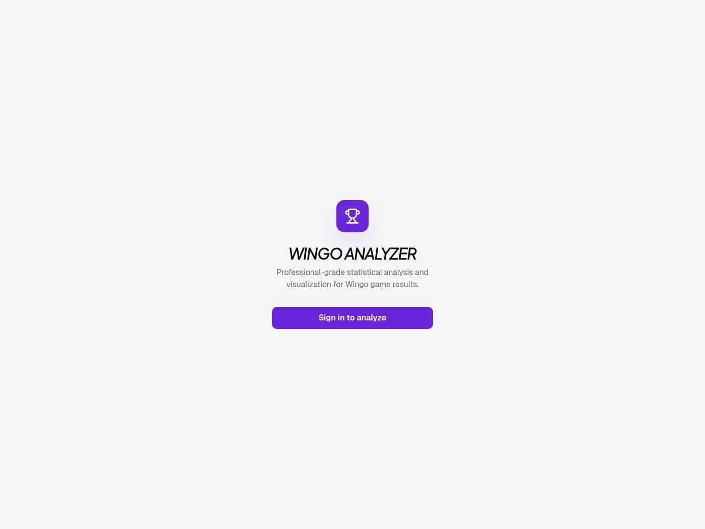 Wingo Analyzer