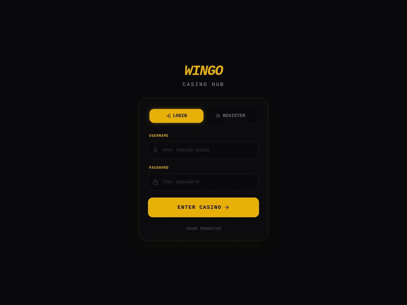 Wingo Casino Hub