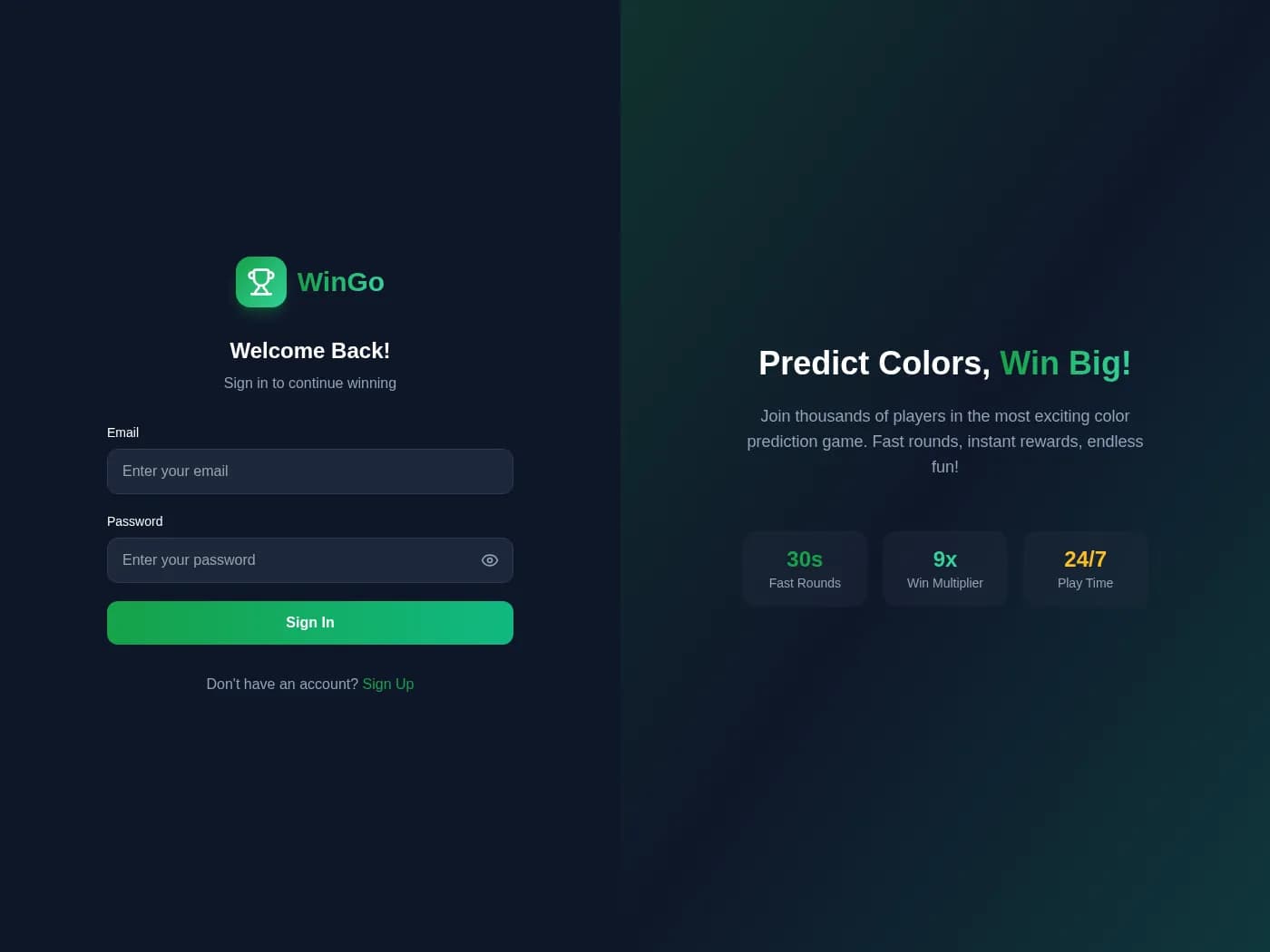 WinGo Game Platform