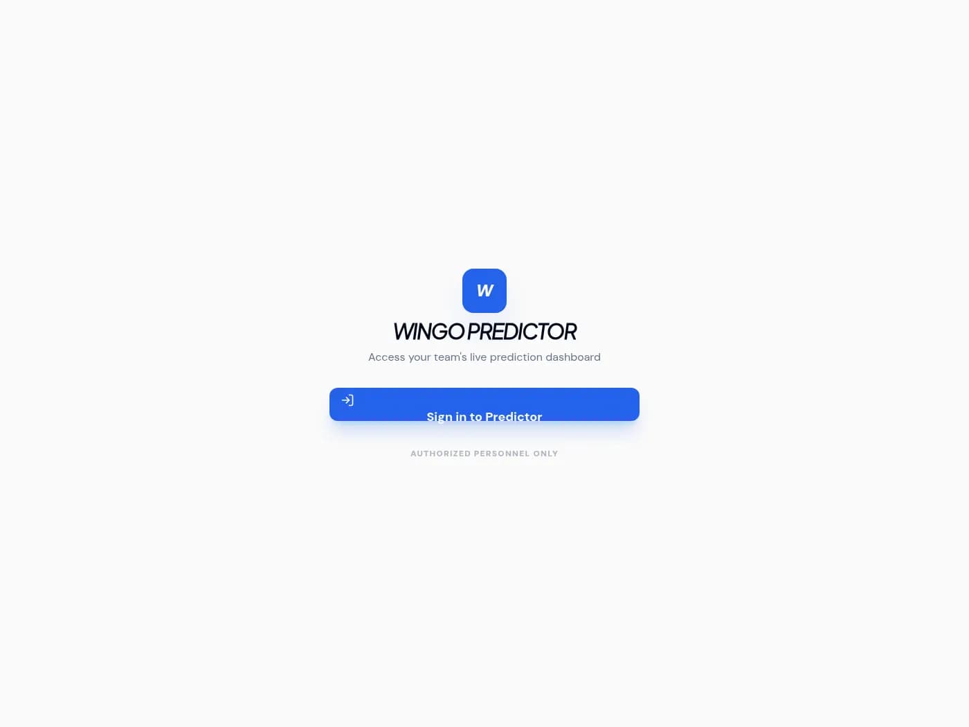 WinGo Live Predictor