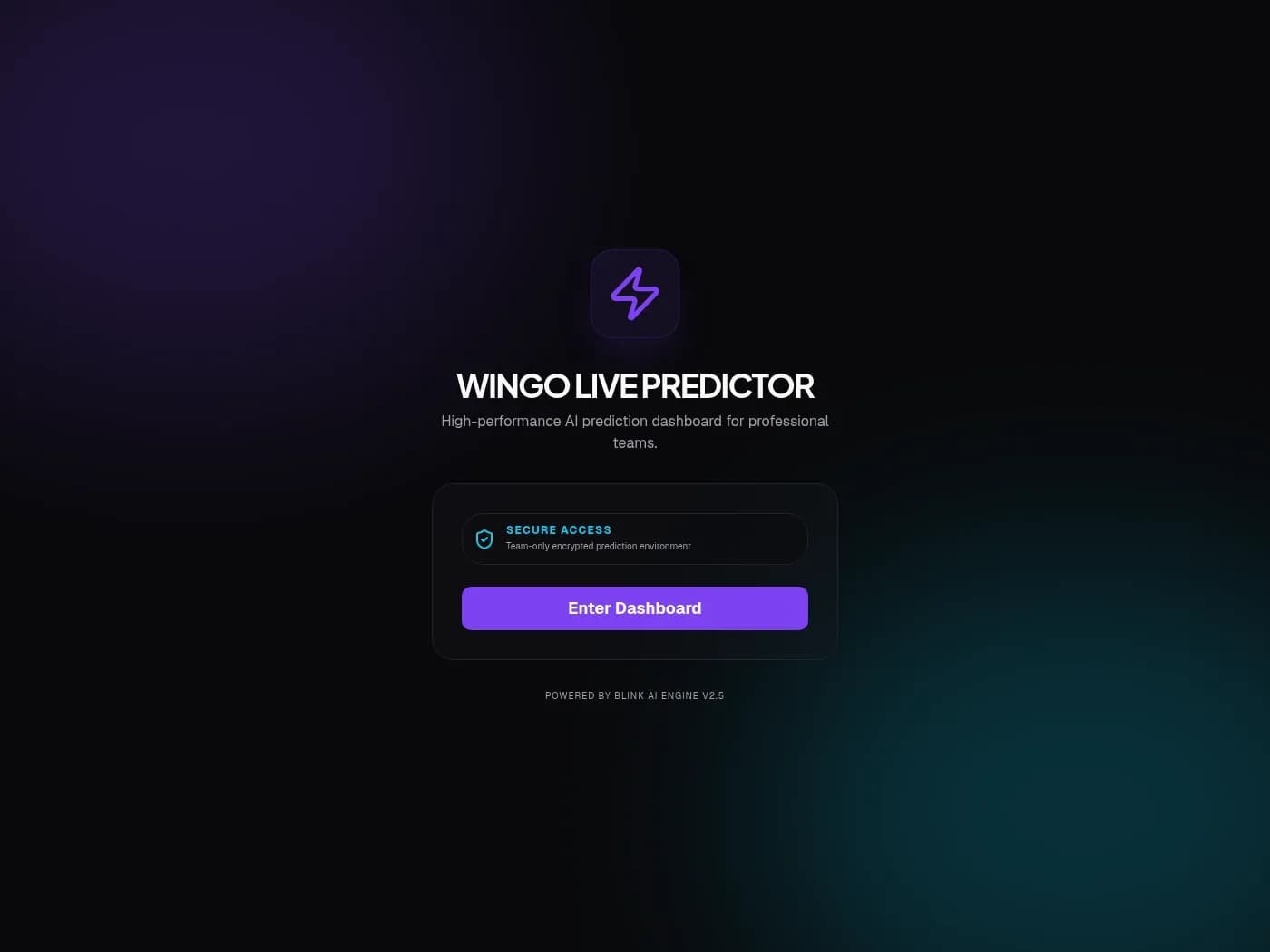 WinGo Live Predictor