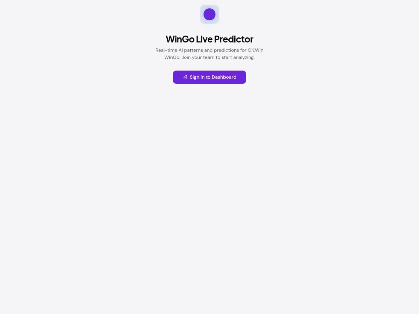 WinGo Live Predictor