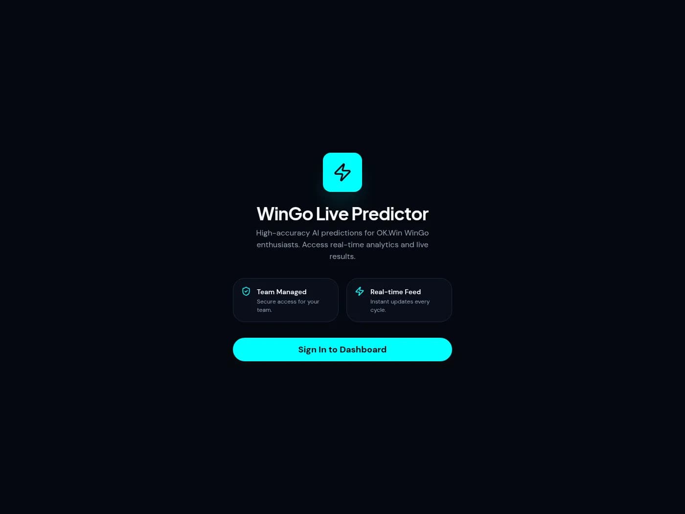 WinGo Live Predictor