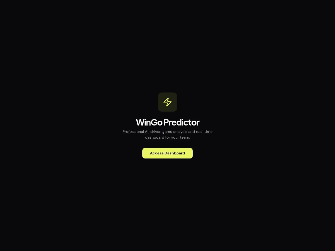 WinGo Live Predictor