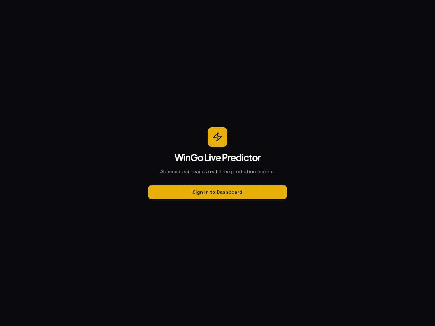 WinGo Live Predictor