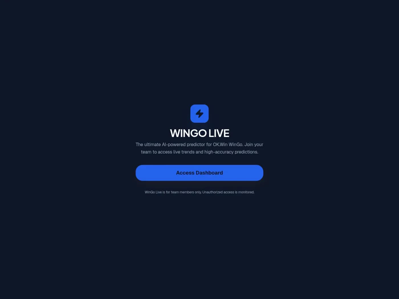 WinGo Live Predictor