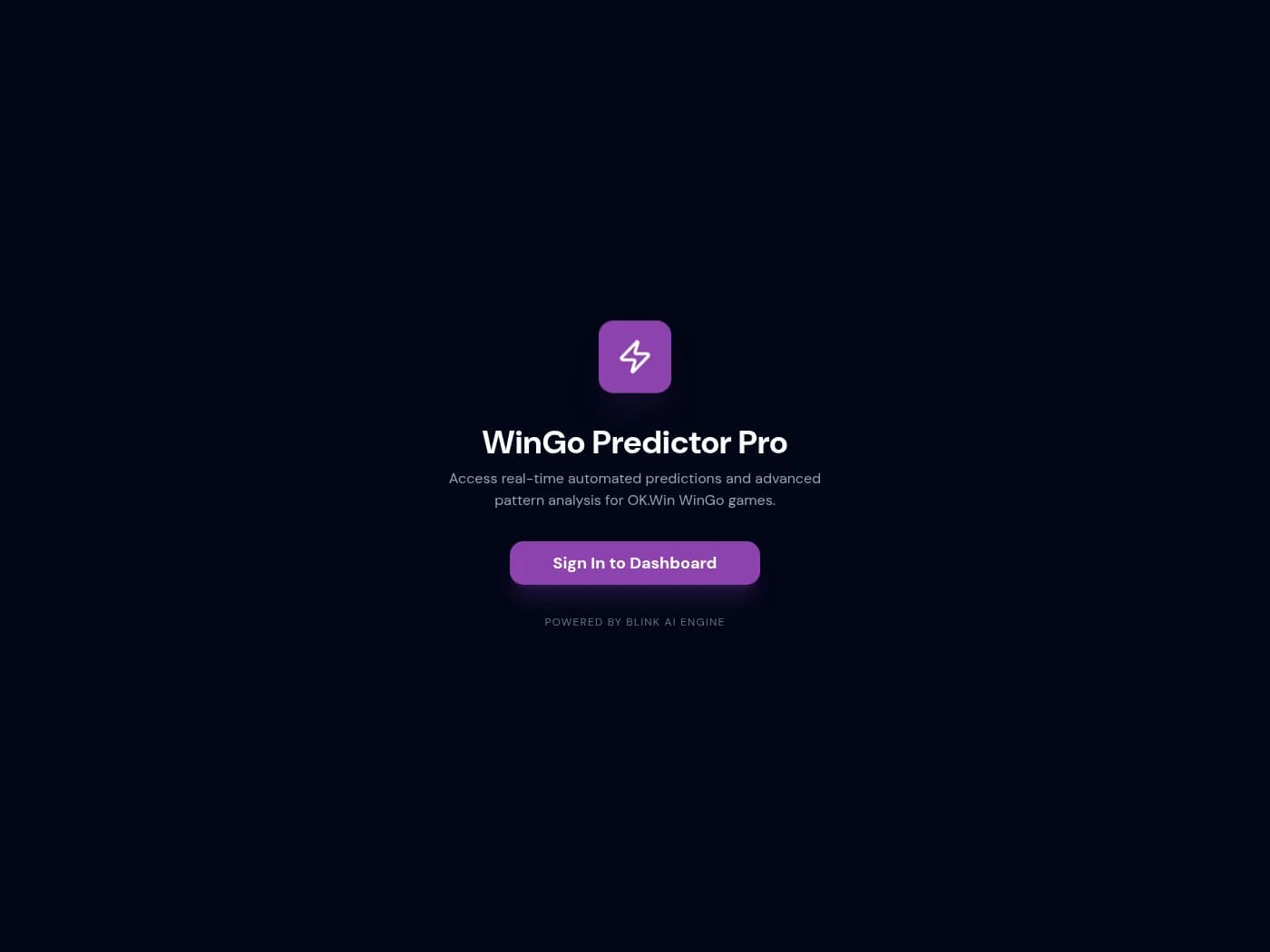 WinGo Live Predictor
