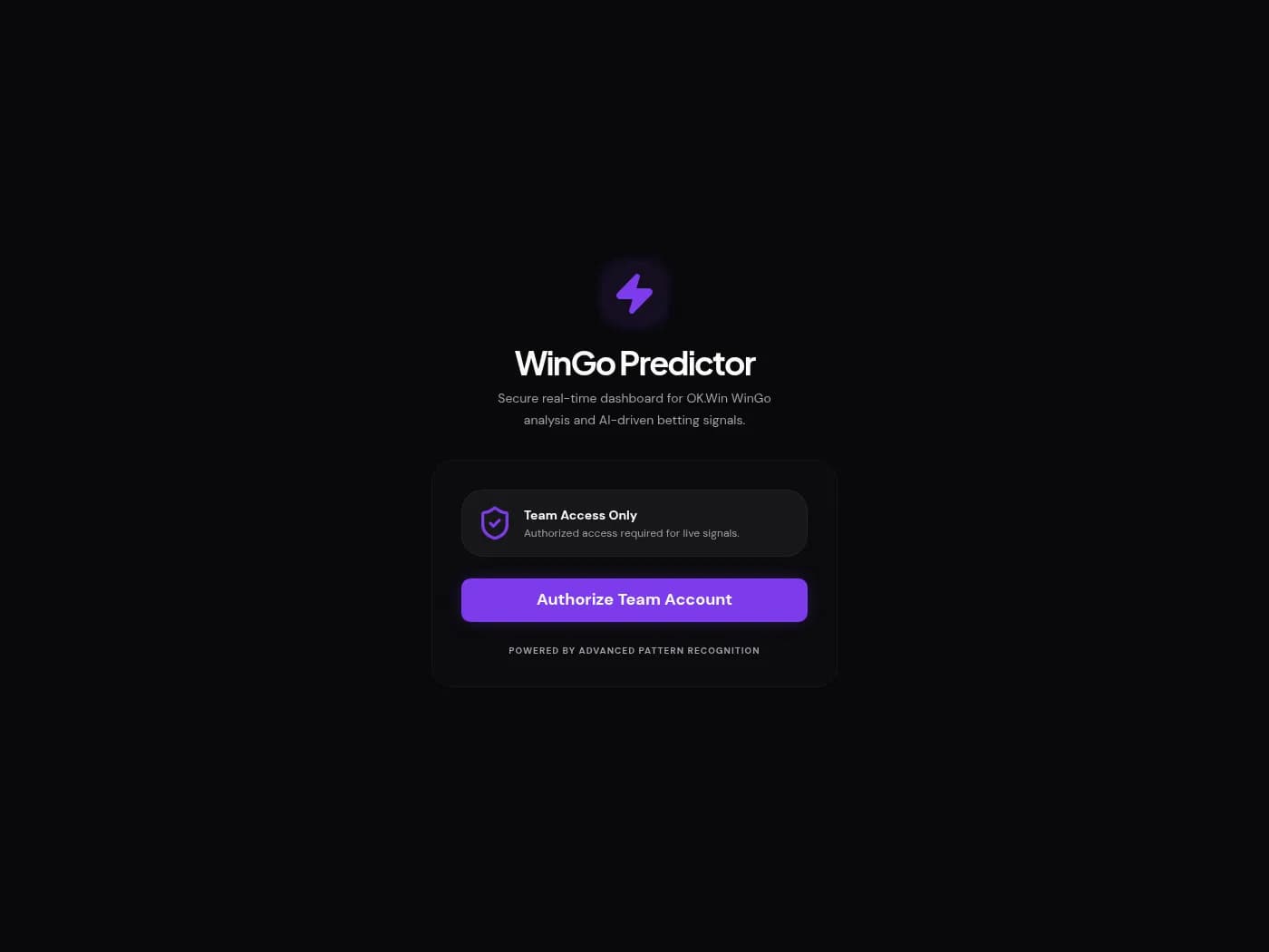 WinGo Live Predictor
