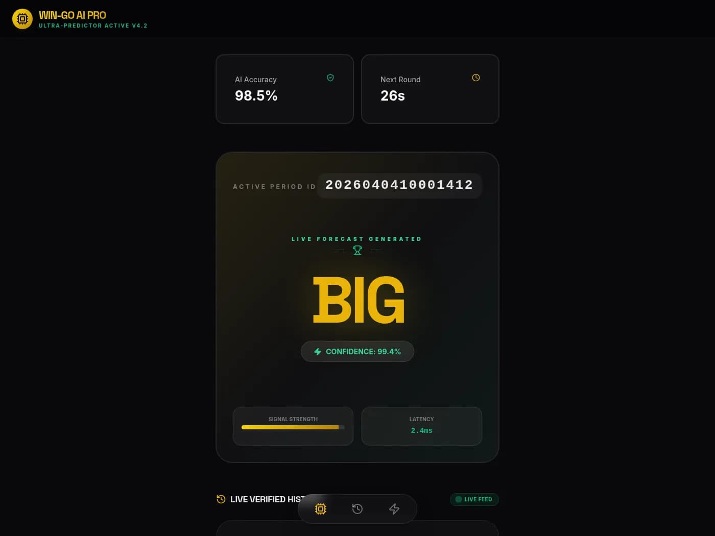 WinGo Live Predictor