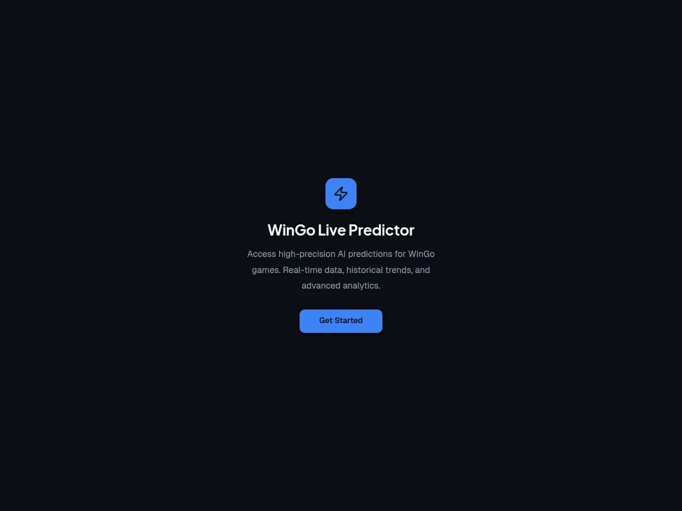 WinGo Live Predictor