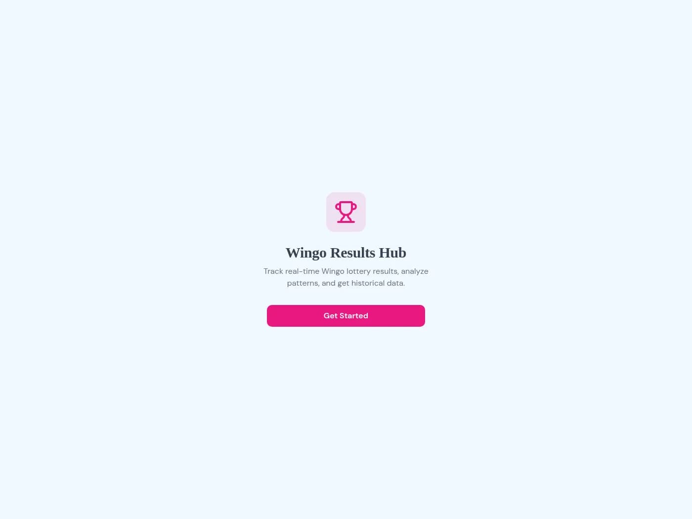 Wingo Results Hub
