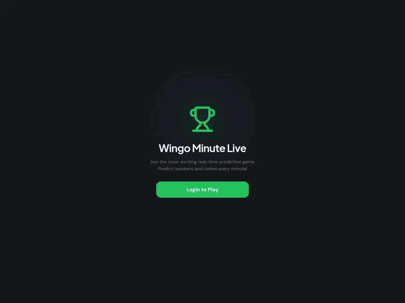 Wingo Minute Live