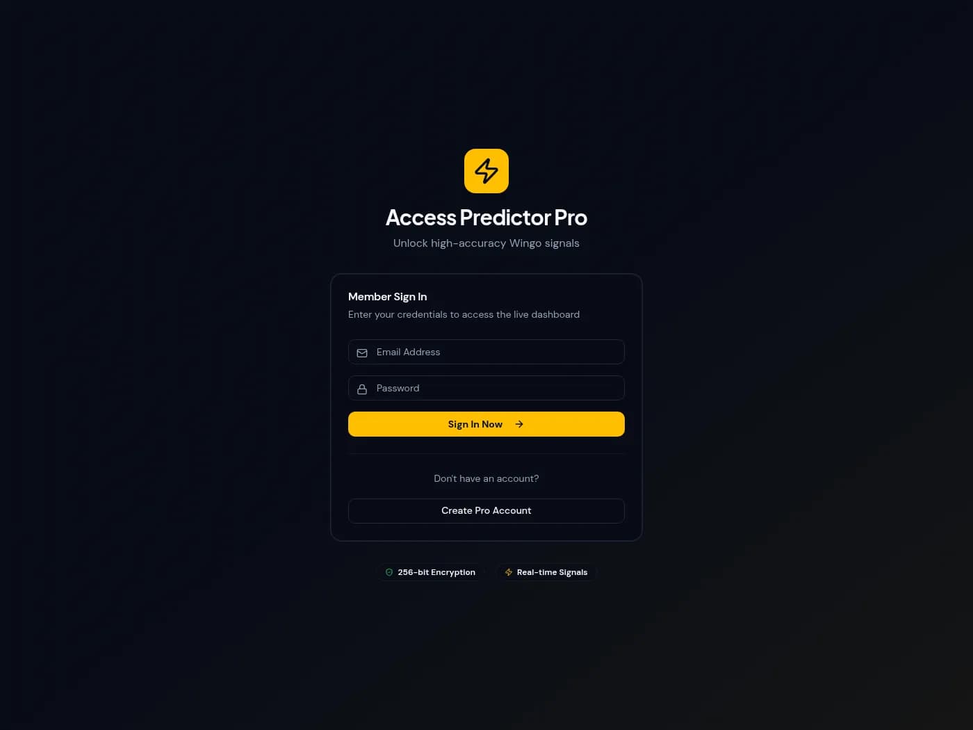 Wingo Predictor Pro