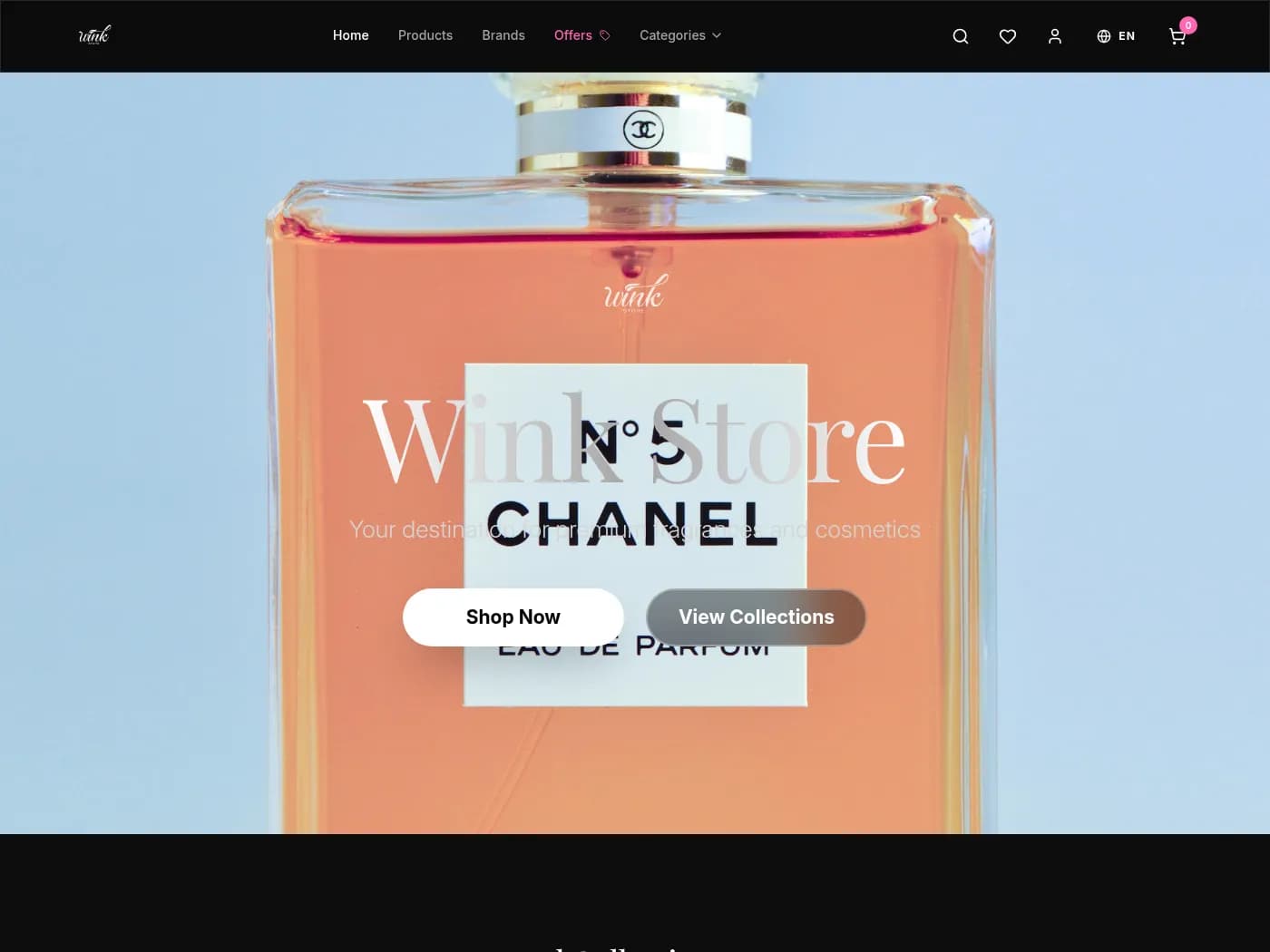 Wink Store Web App