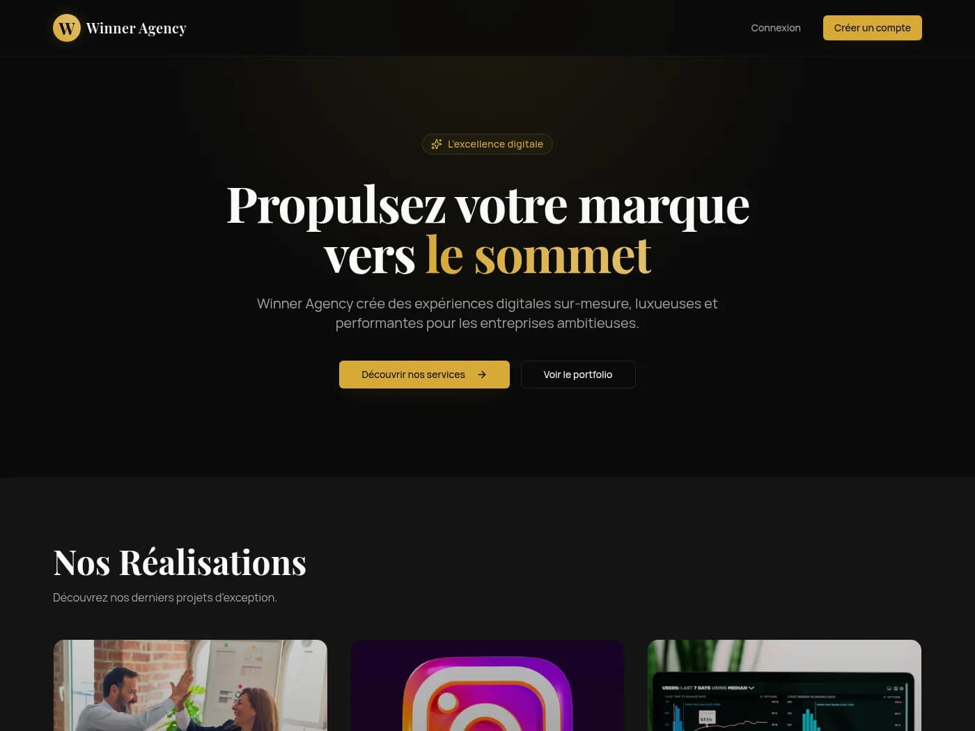 Winner Agency Platform