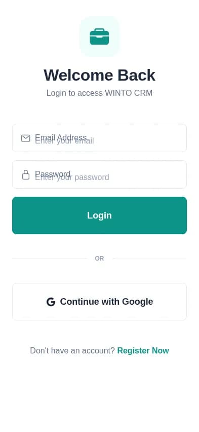 WINTO CRM Mobile
