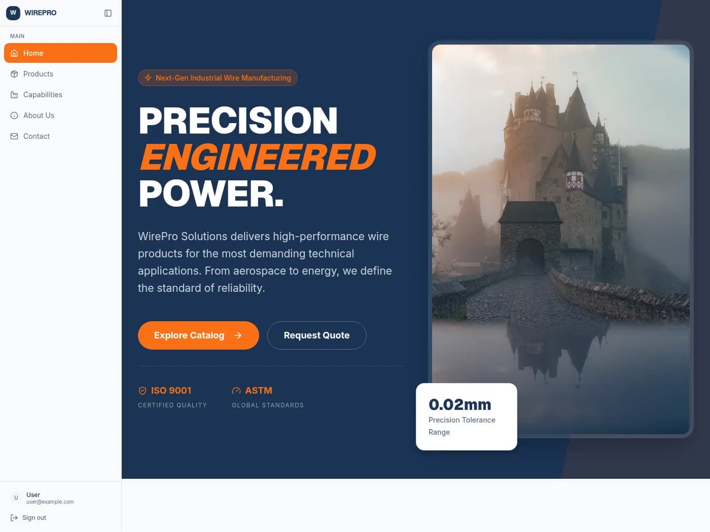 WirePro Website