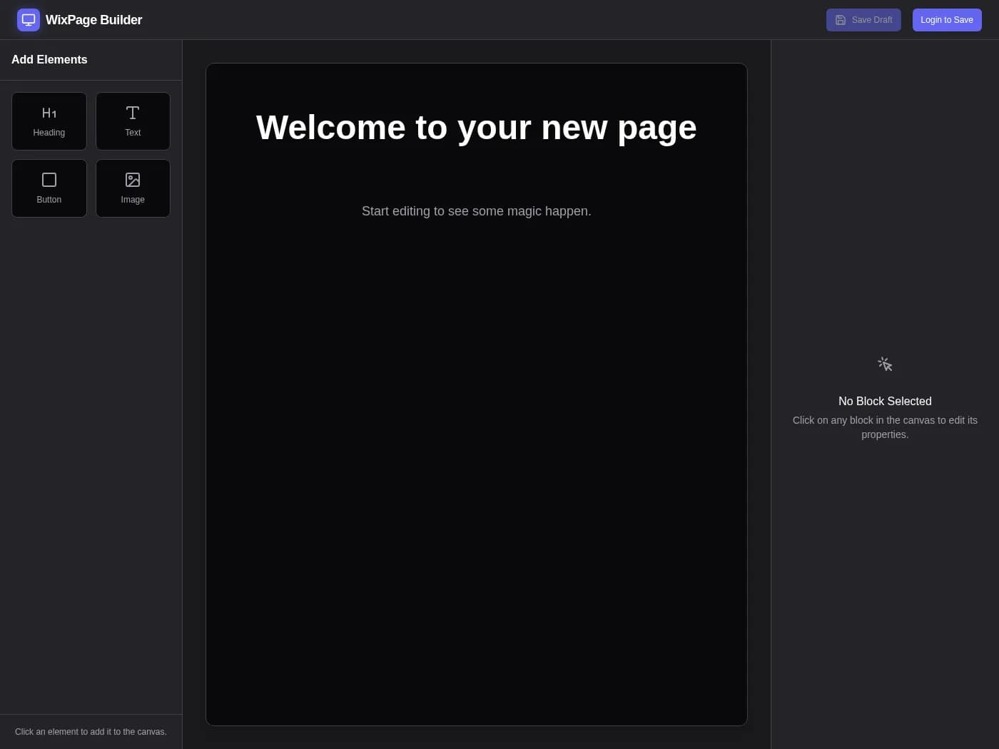 WixPage Builder