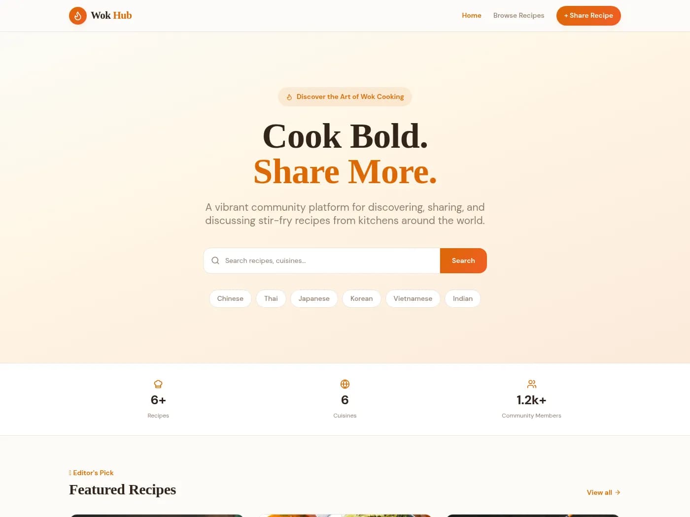 Wok Recipe Hub
