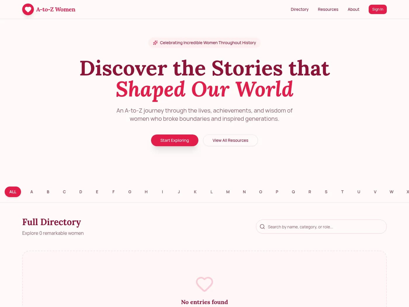 A-to-Z Women App