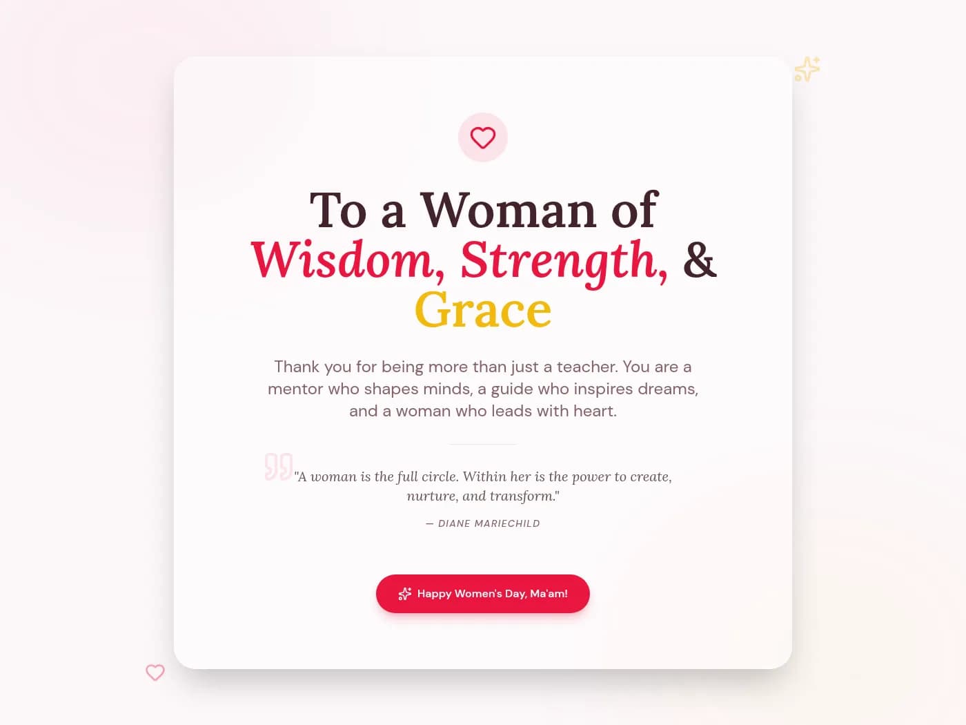 Women Tribute Slide