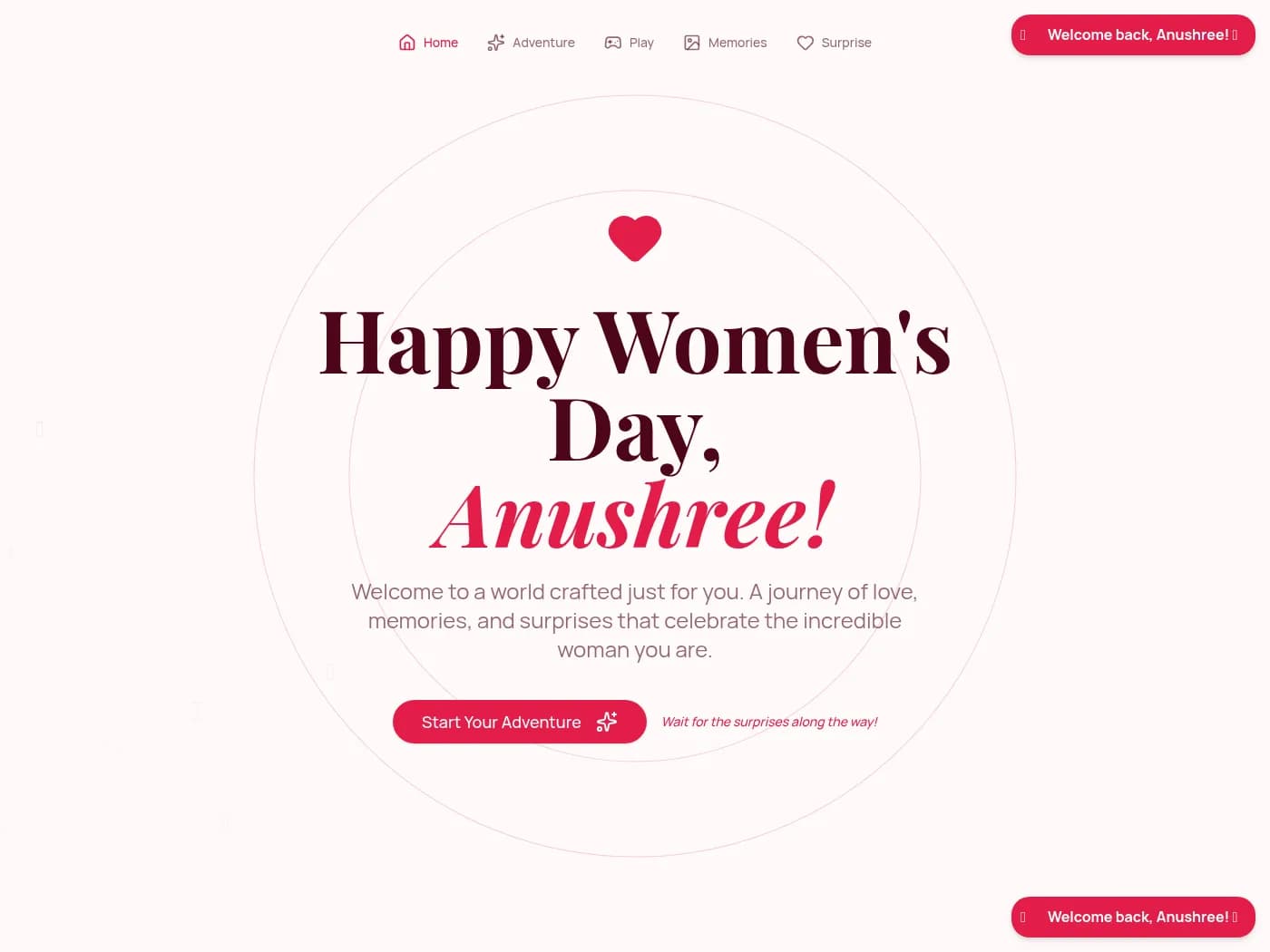 Anushree's Women's Day World