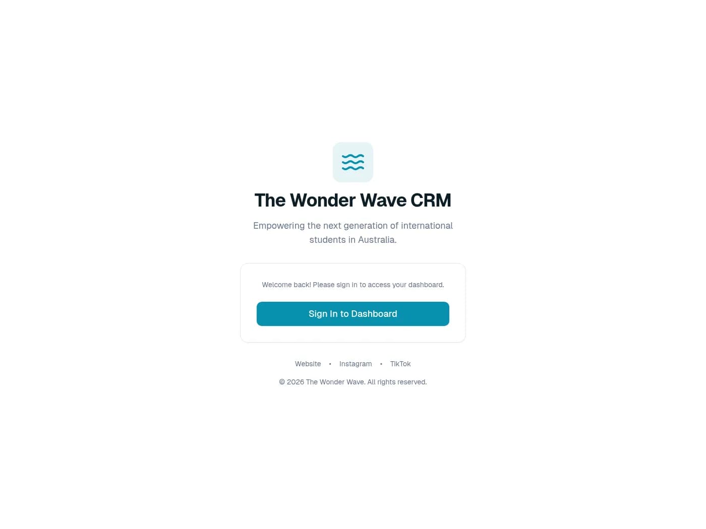 Wonder Wave CRM