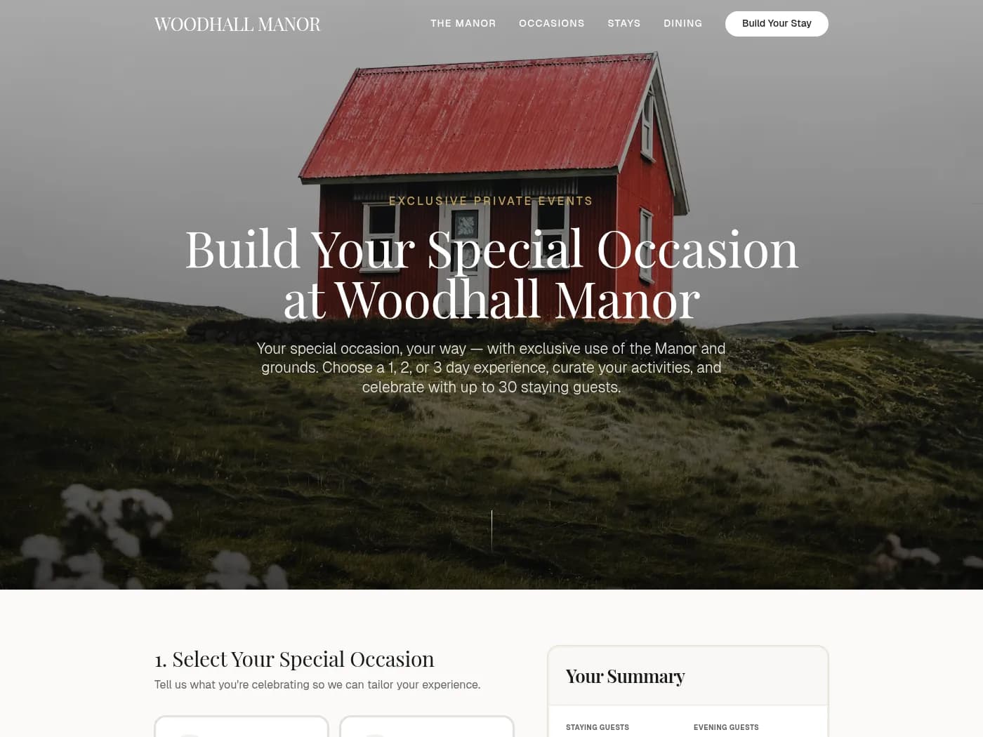Woodhall Blink Redesign