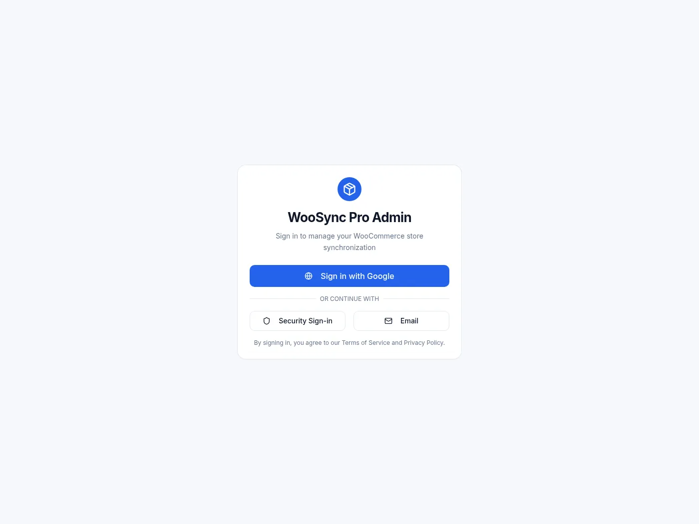WooSync Pro Admin