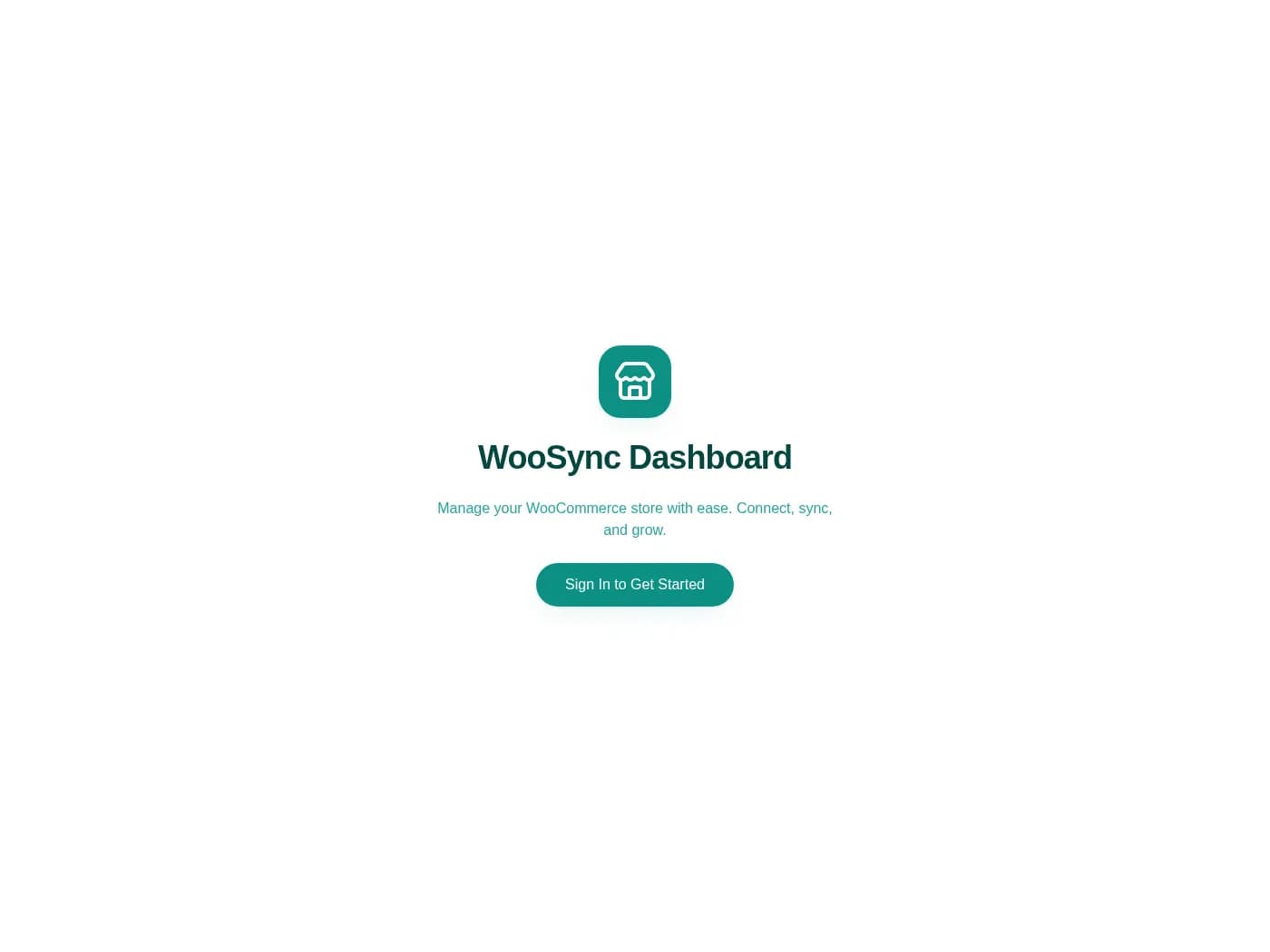 WooSync Dashboard