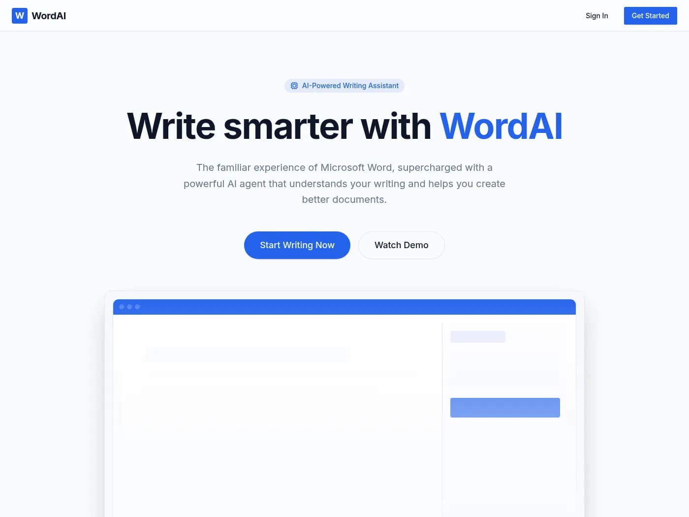 WordAI Editor
