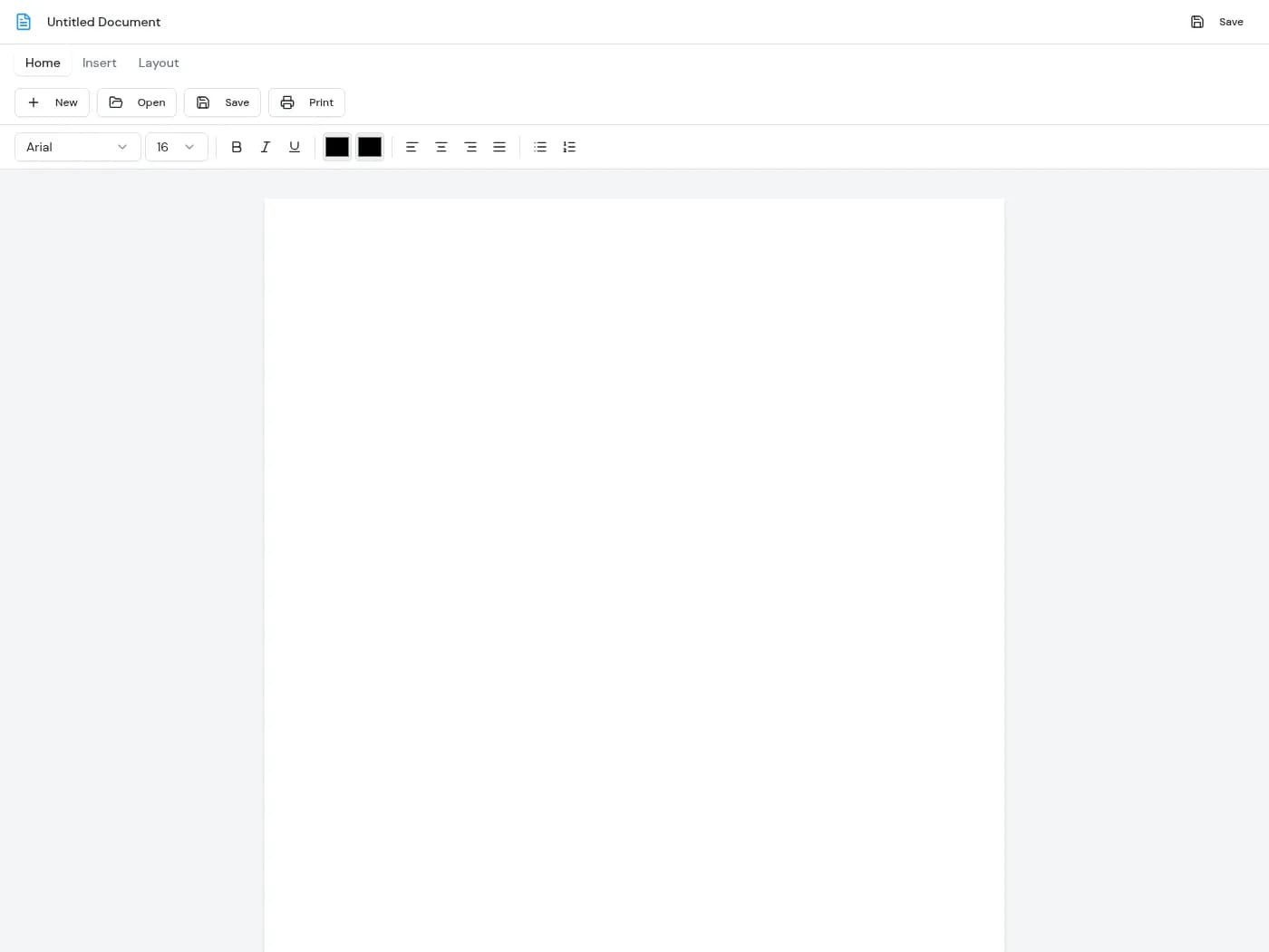 WordDoc Clone