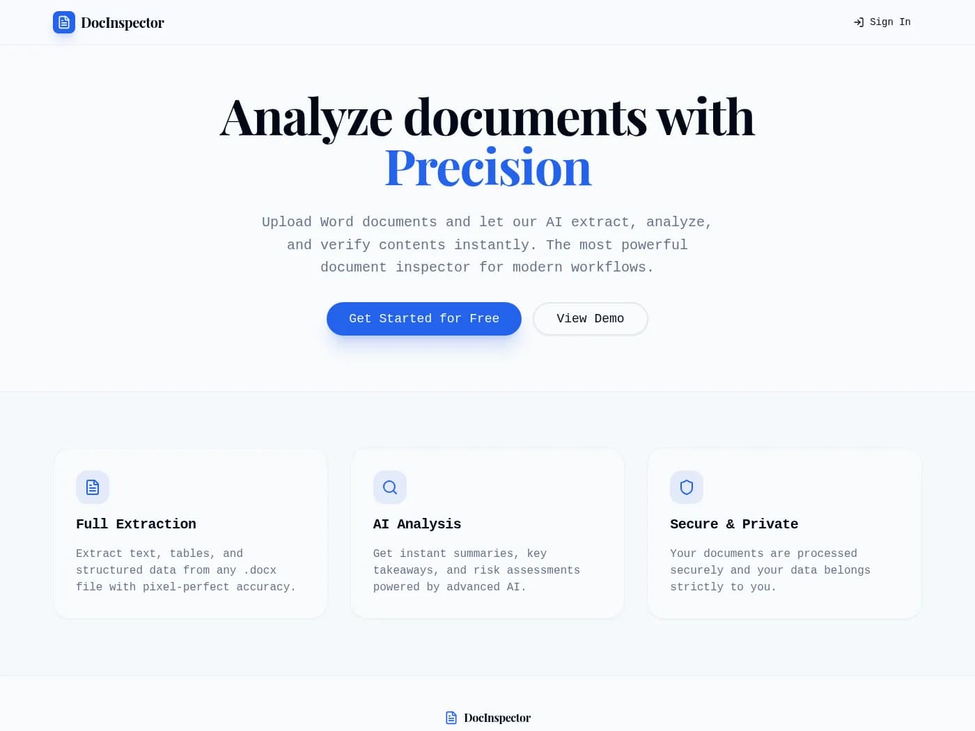 Word Document Inspector