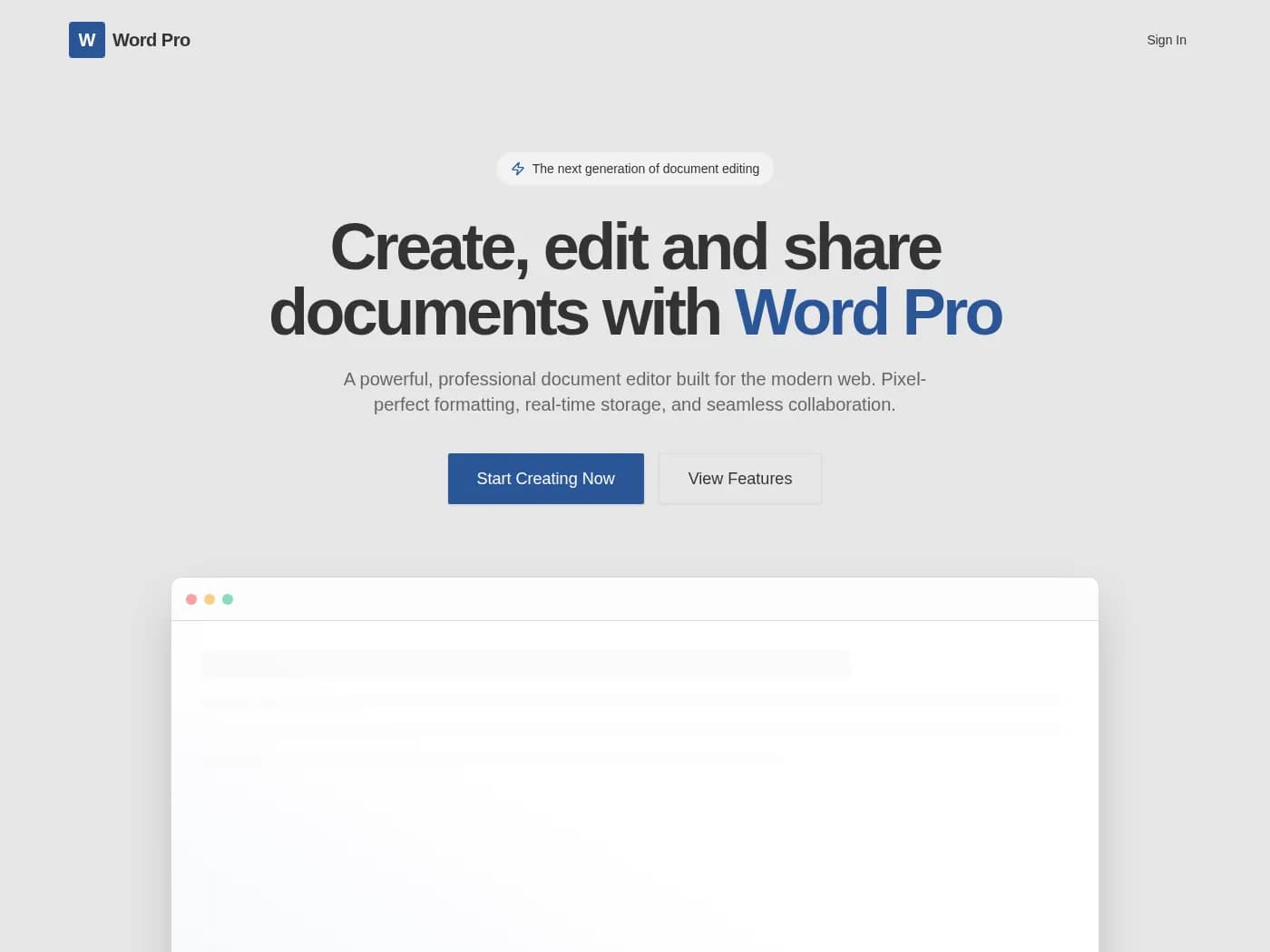 Word Writer Pro