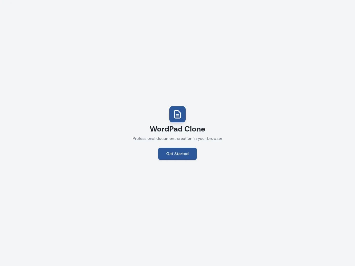 WordPad Clone