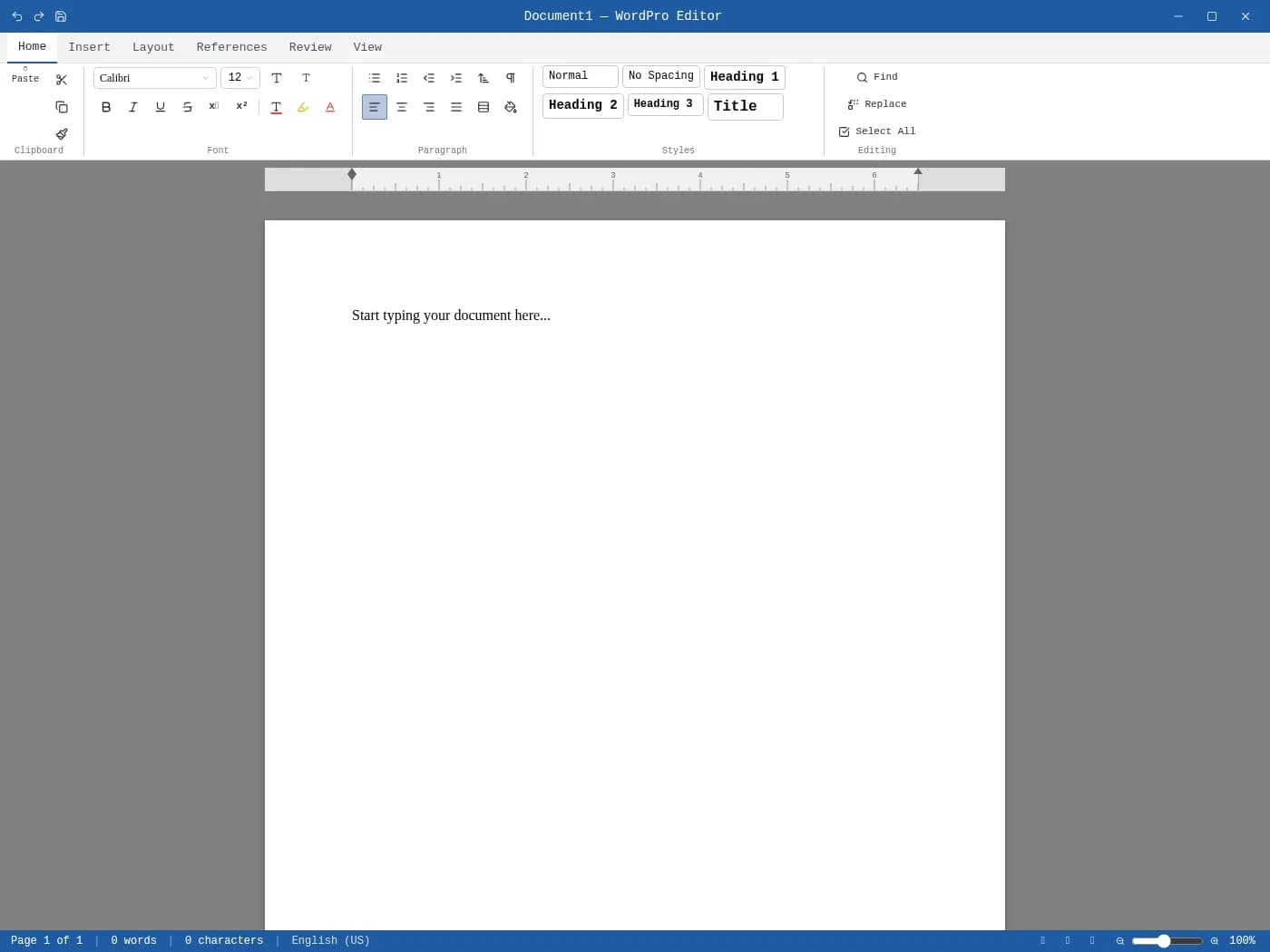 WordPro Editor