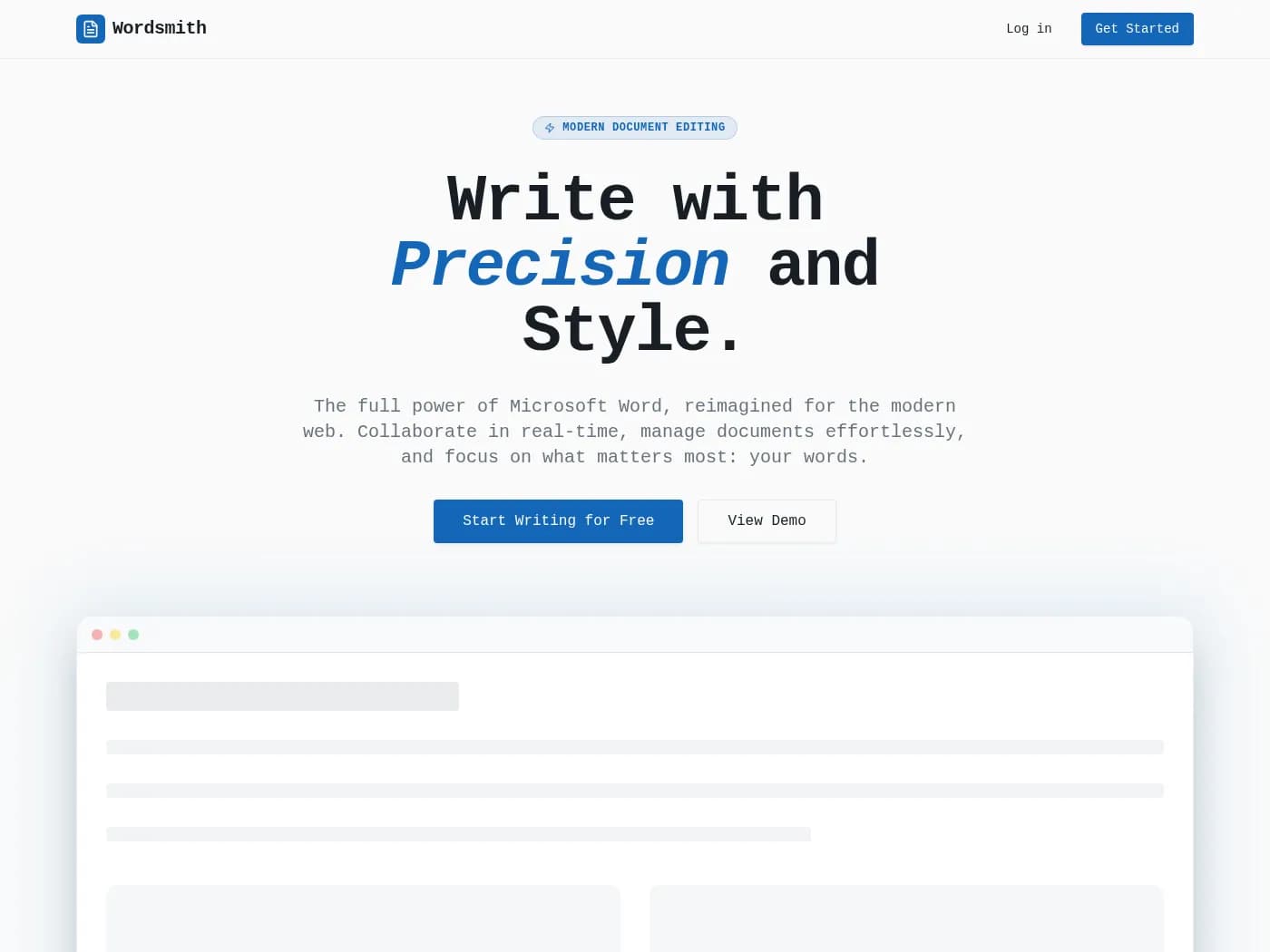 Wordsmith Editor