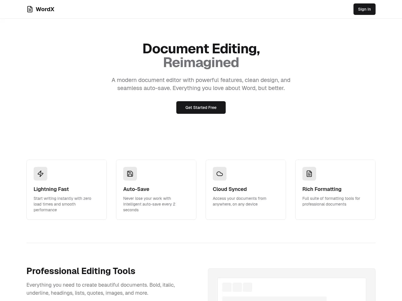 WordX Editor