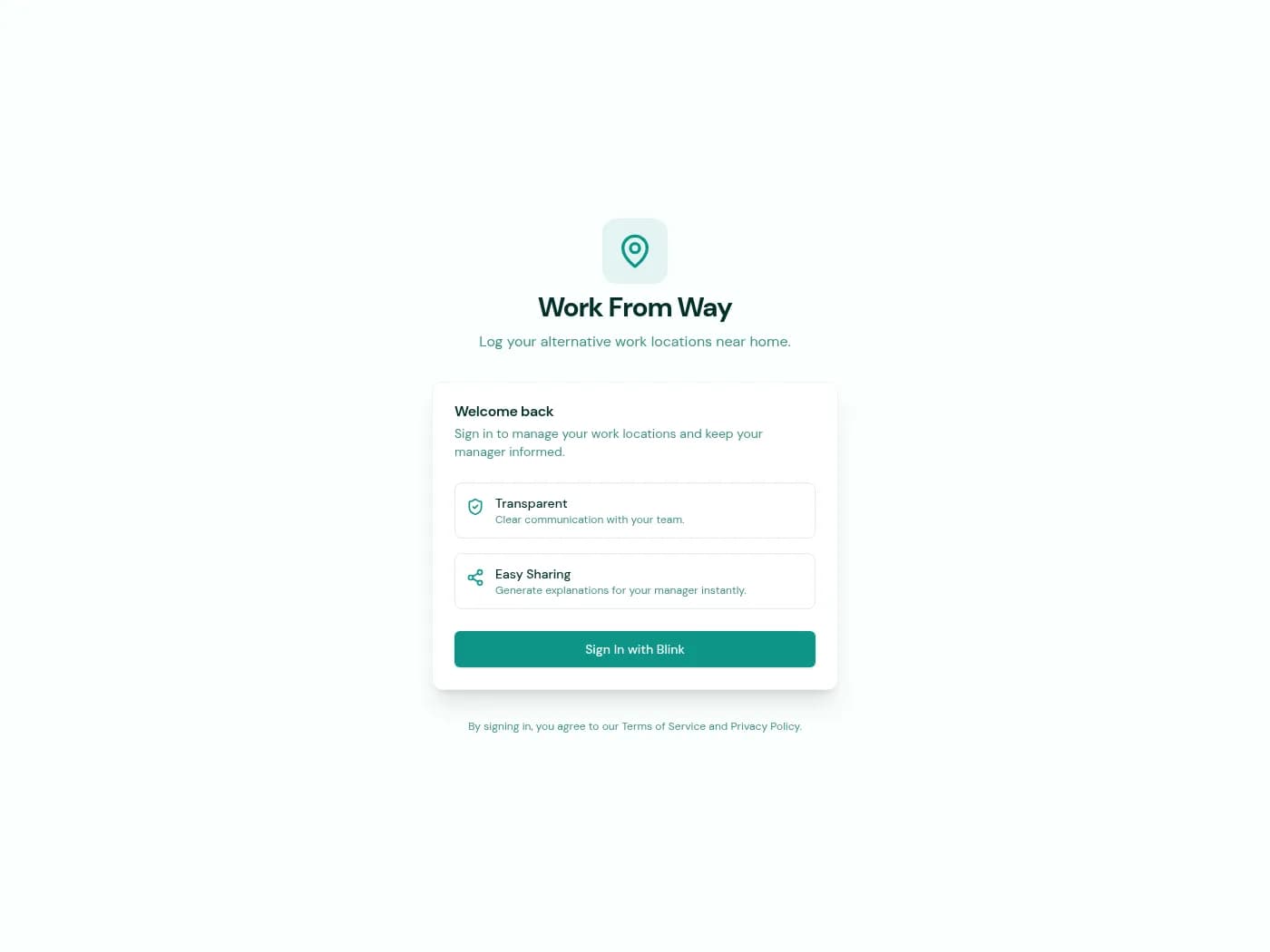 Work From Way Tracker