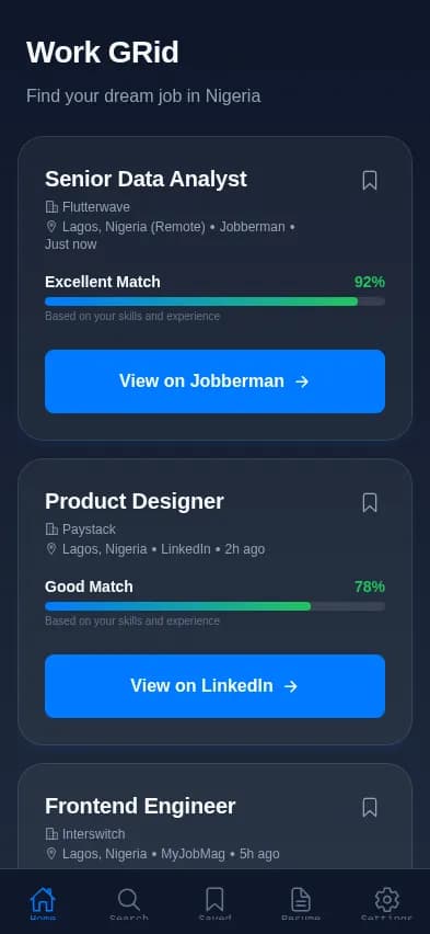 Work GRid Mobile