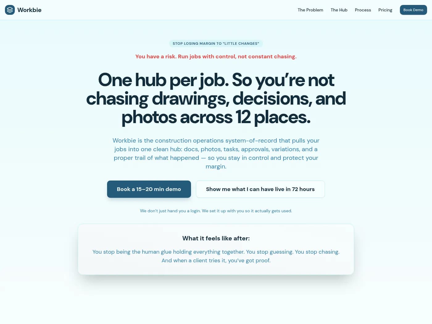 Workbie Landing Hub