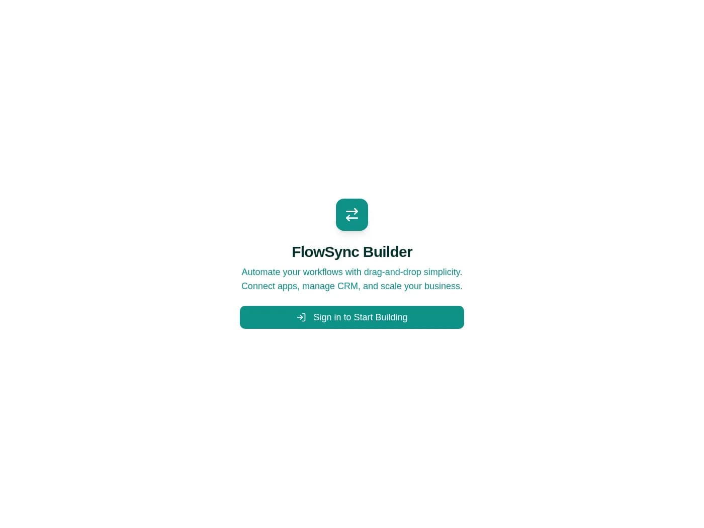 FlowSync Automation Builder