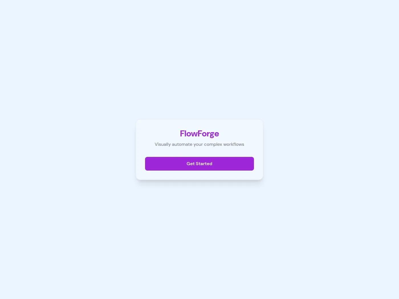 FlowForge App