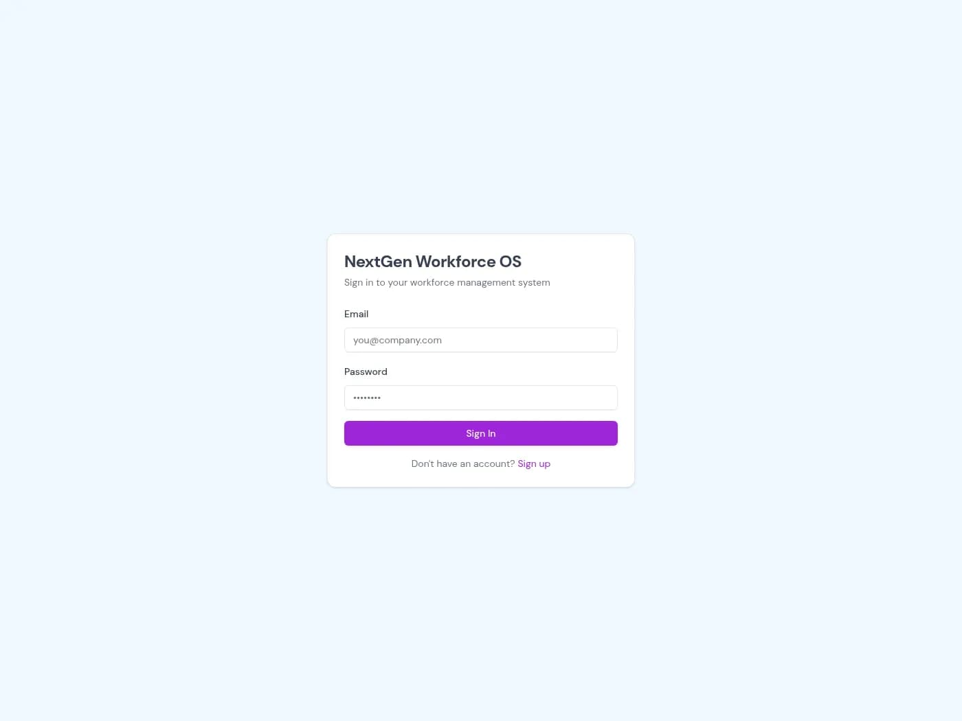 NextGen Workforce OS