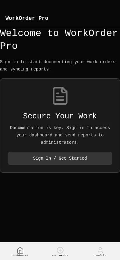 WorkOrder Pro