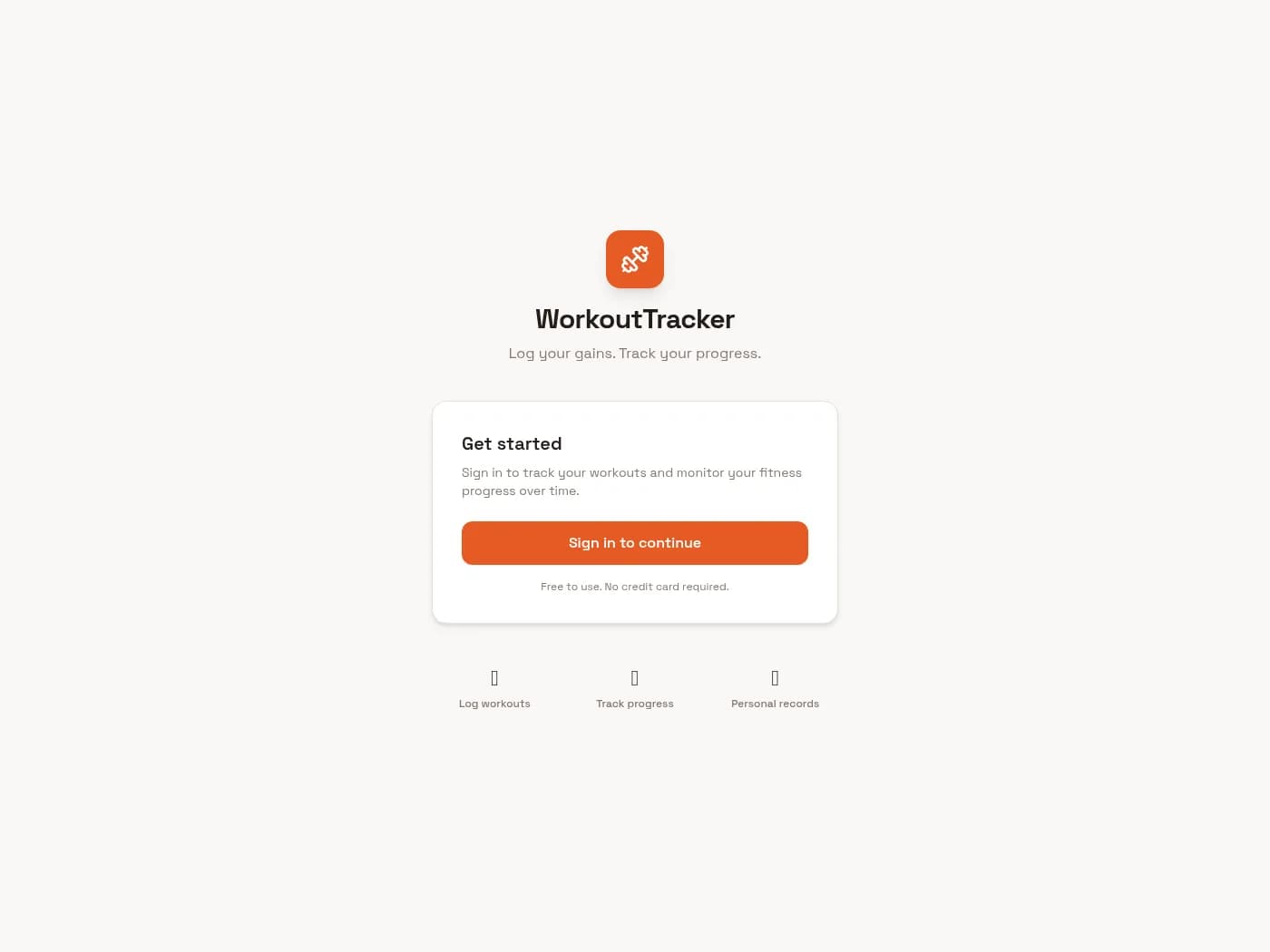 Workout Tracker App