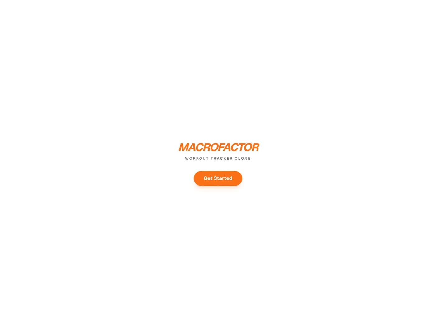 MacroTracker Clone